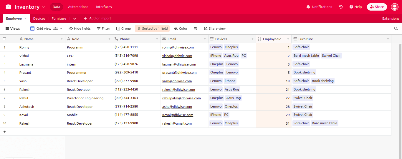 Build an Office Inventory System with Airtable in 3 days