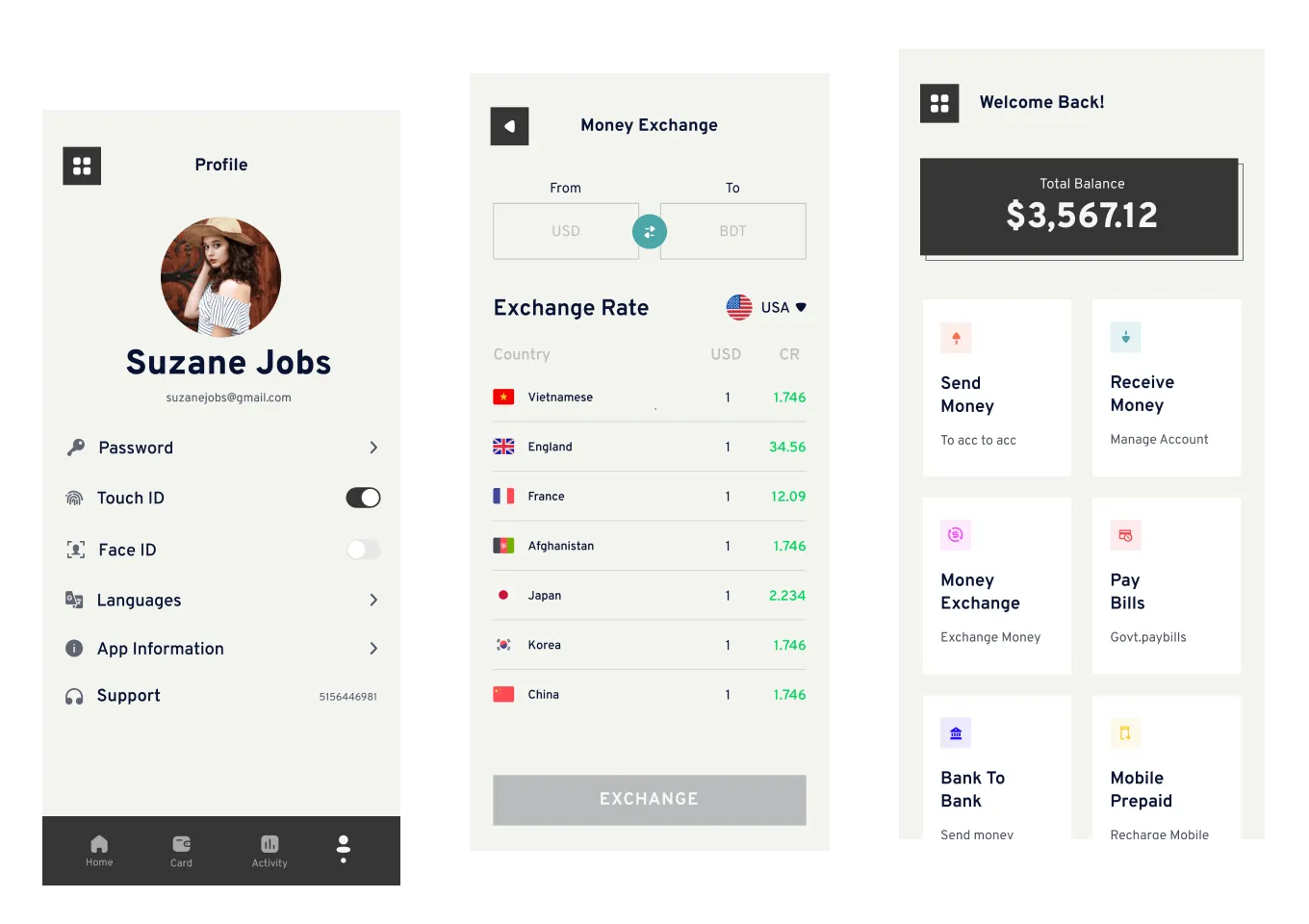BankBoo Online and Digital Banking App UI kit for Flutter