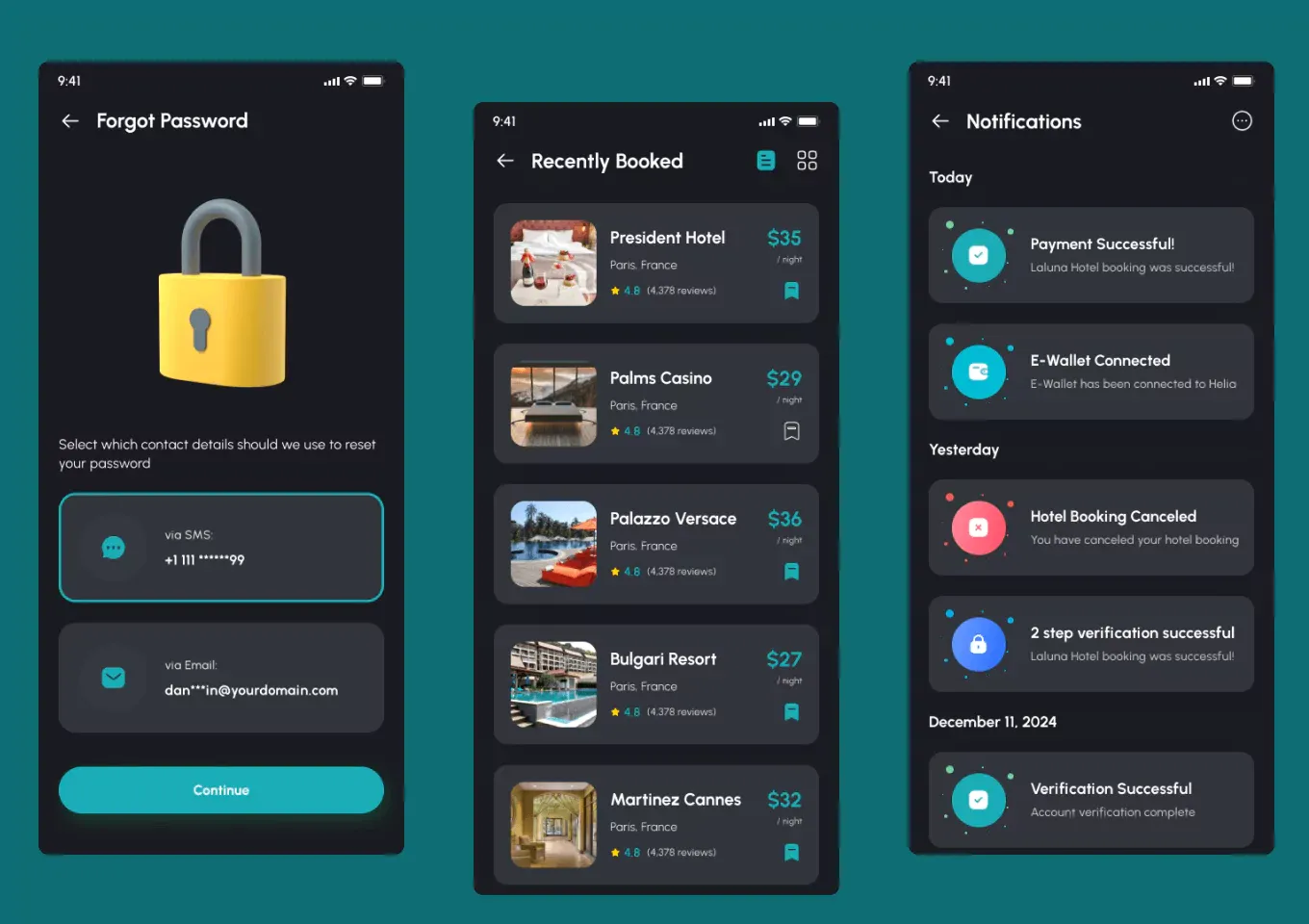Helia Hotel Booking App UI Kit for Flutter offered by DhiWise Helia Hotel Booking App UI Kit for Flutter offered by DhiWise