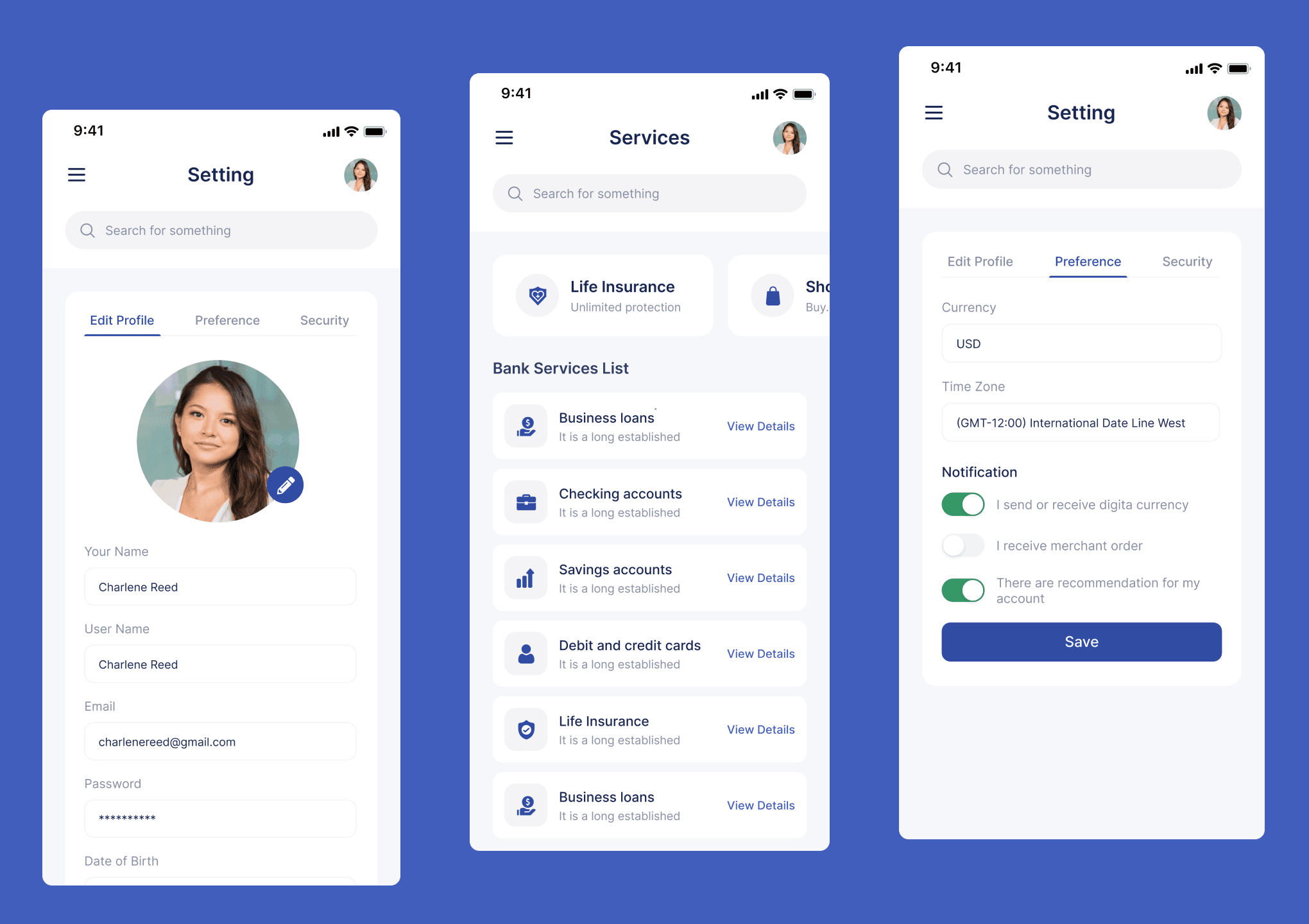 Soft bank: Online banking app UI kit for Flutter by DhiWise