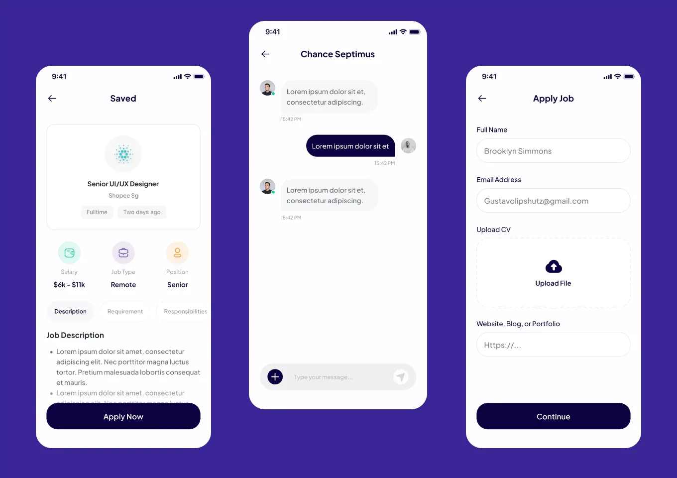 HireMe Job Finder App UI Kit for Flutter Mobile App by DhiWise HireMe Job Finder App UI Kit for Flutter Mobile App by DhiWise