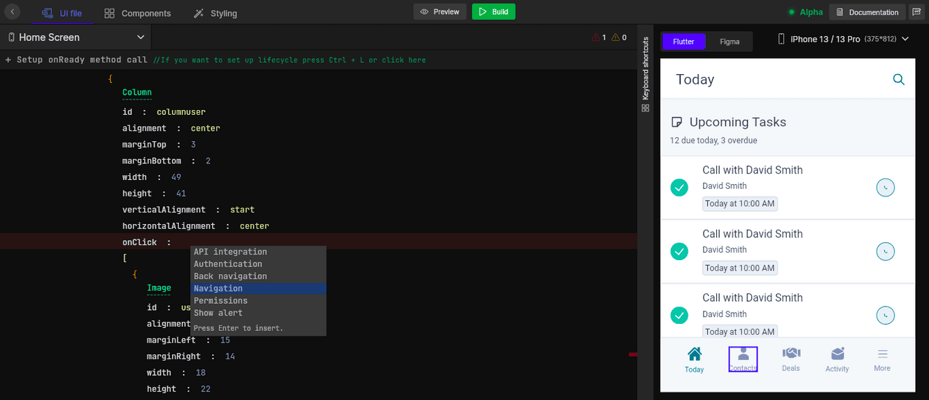 HubSpot Mobile App Built in Flutter in a Week Using DhiWise