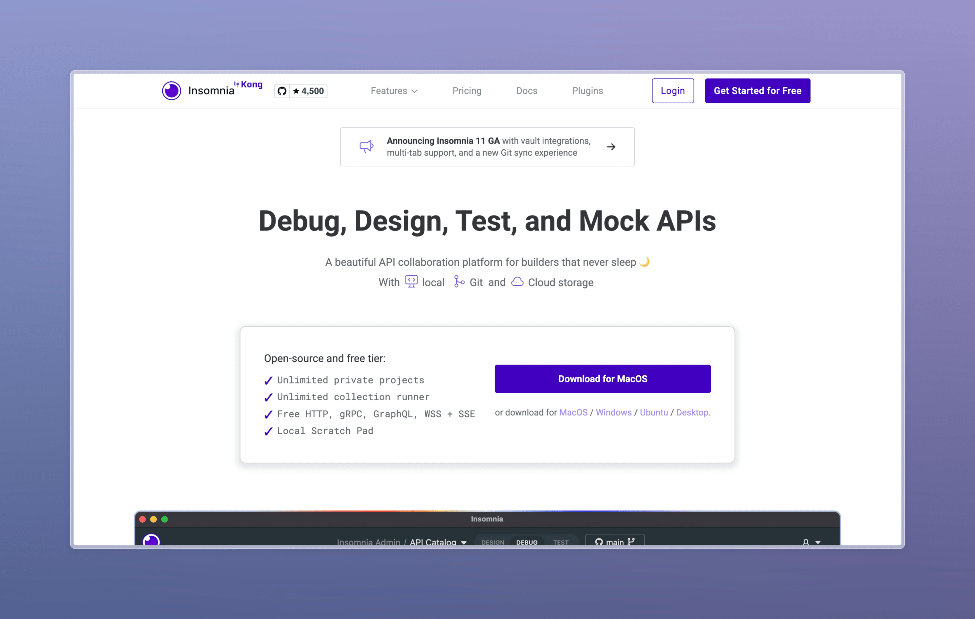 Kong Insomnia for Modern API Development and Testing