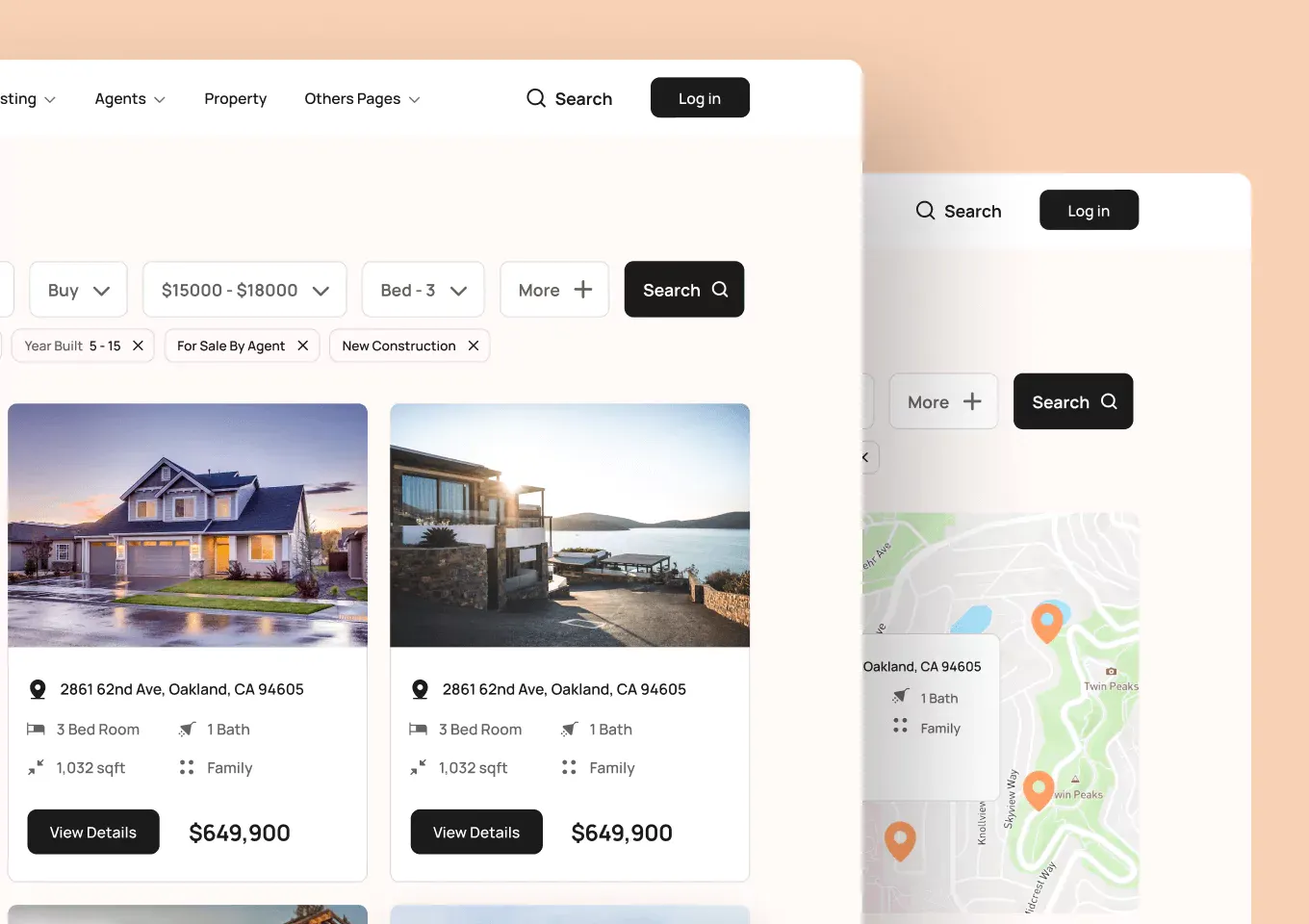 Realstatic: Real Estate App Website Template for React App