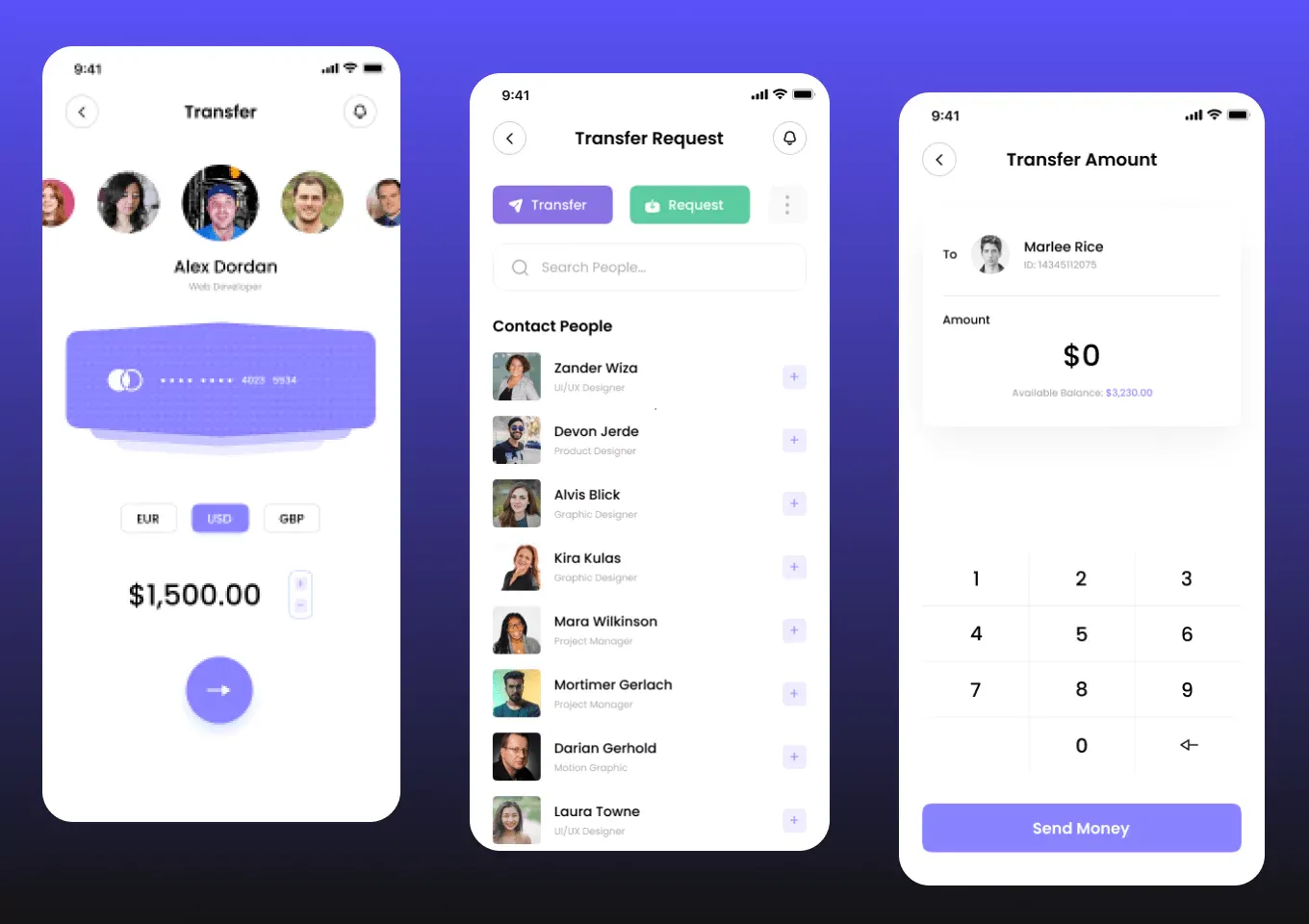 PAYBANK Mobile Banking App UI Kit for Flutter Mobile App