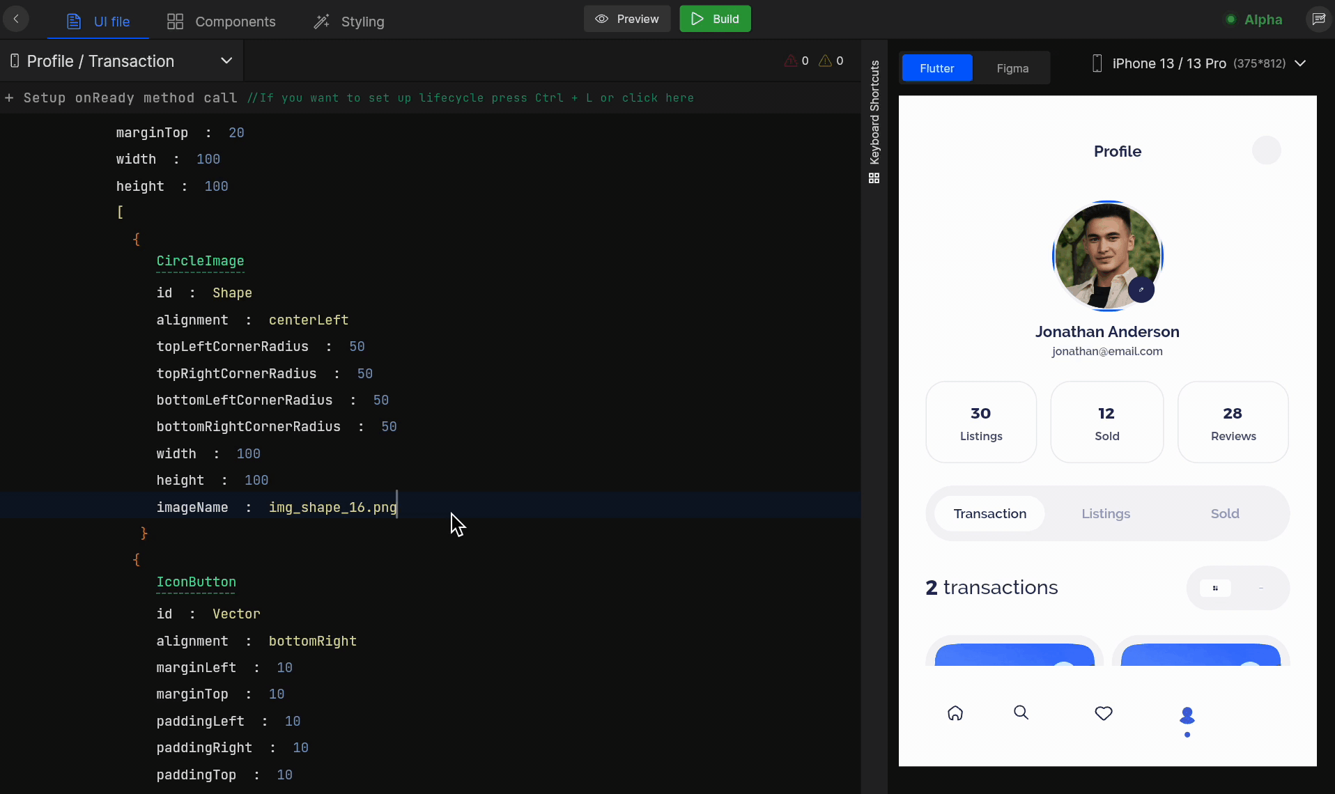 DhiWise Smart Flutter Editor With Powerful Customization Features
