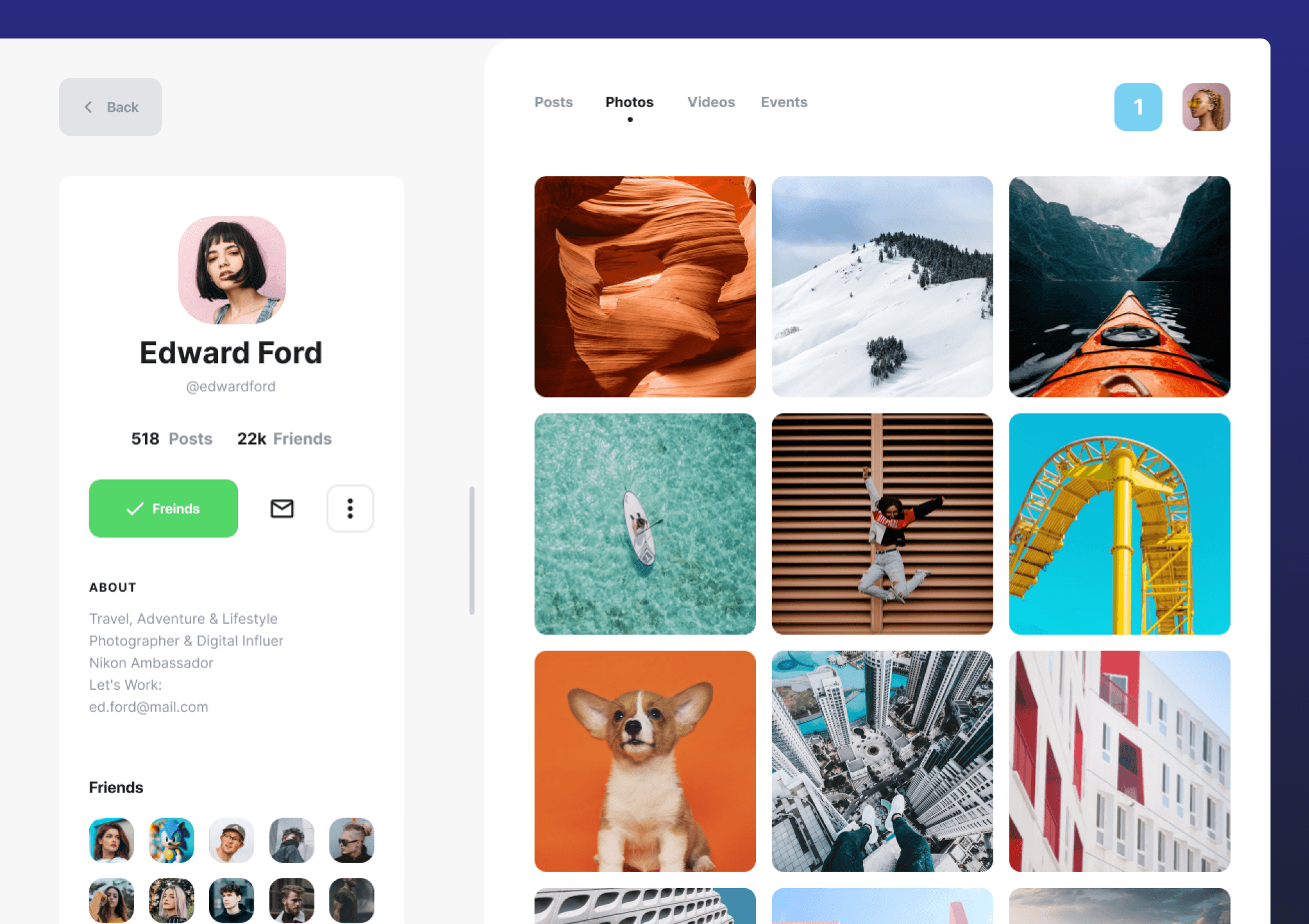 Social Media Dashboard Ui Kit For React Web Application